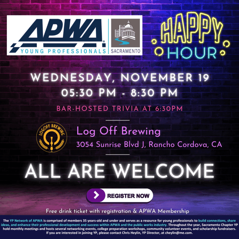 YP November Happy Hour – APWA Sacramento Chapter